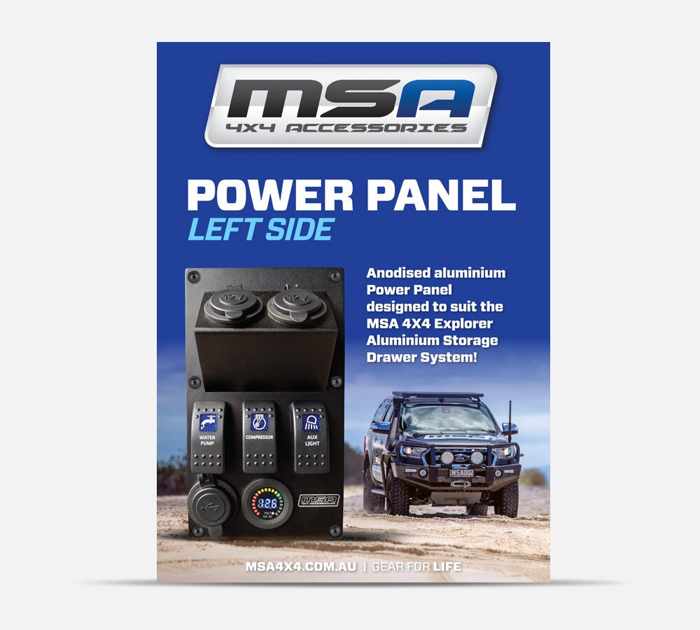 Power Panel - Right Side - MSA 4X4 Accessories | M4C