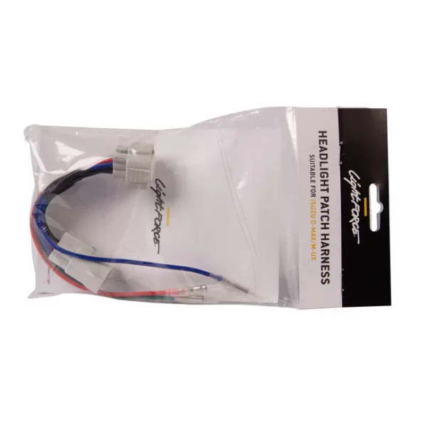 Headlight Patch Harness suits DMax, MUX & BT50 - Lightforce | M4C