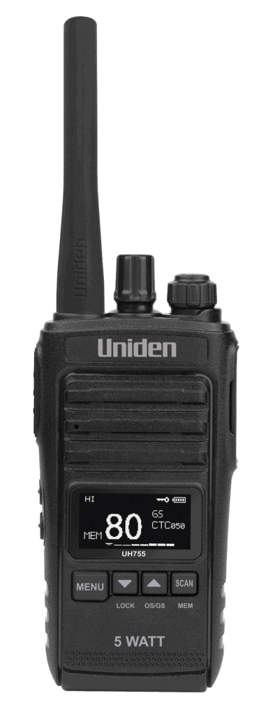 5 Watt UHF CB Splashproof Handheld Radio - Uniden | M4C