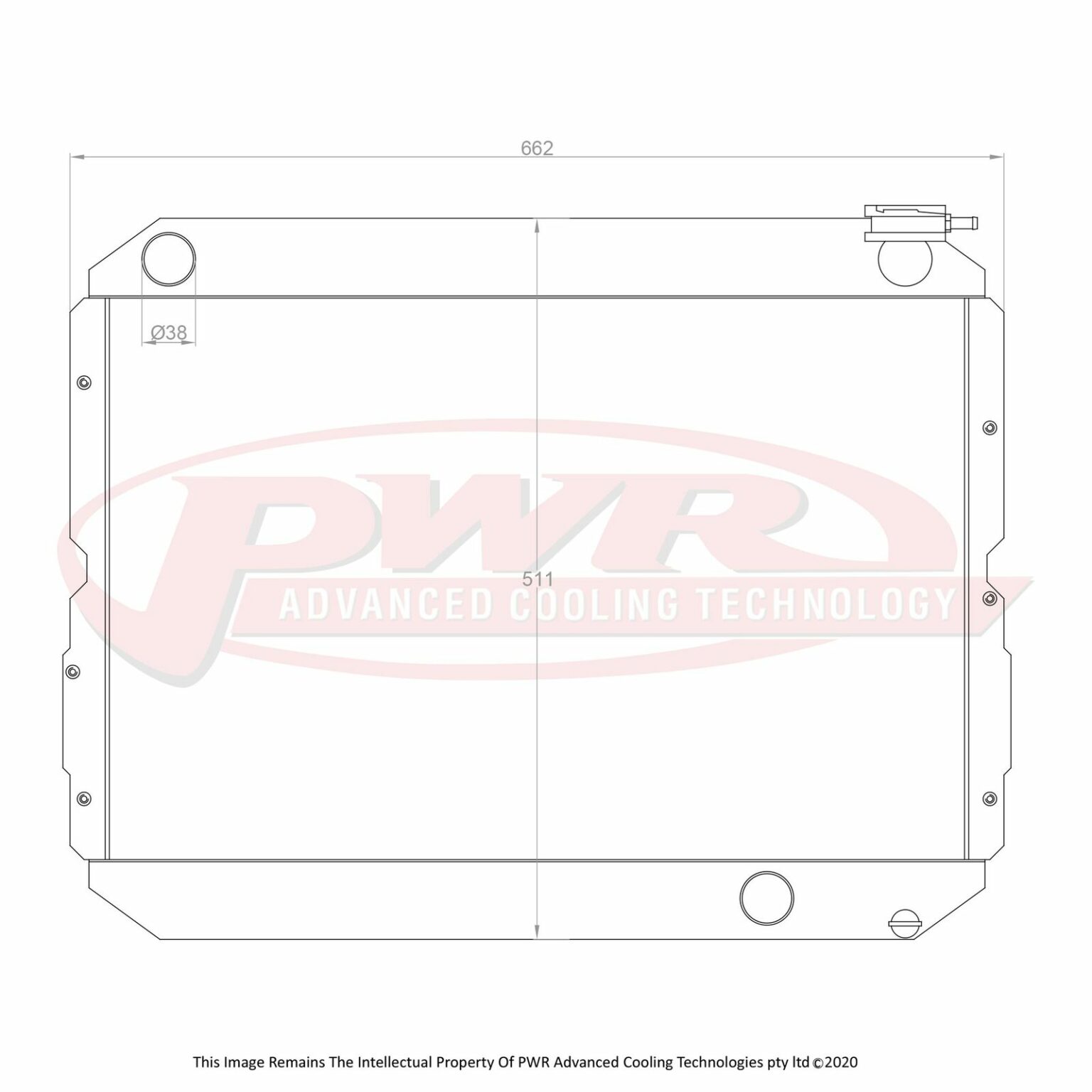 55mm Radiator - PWR Advanced Cooling Technology | M4C