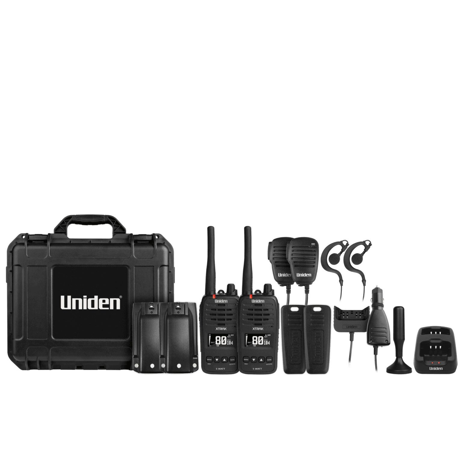 5 Watt Waterproof Smart UHF Handheld Radio with Large OLED Display and ...